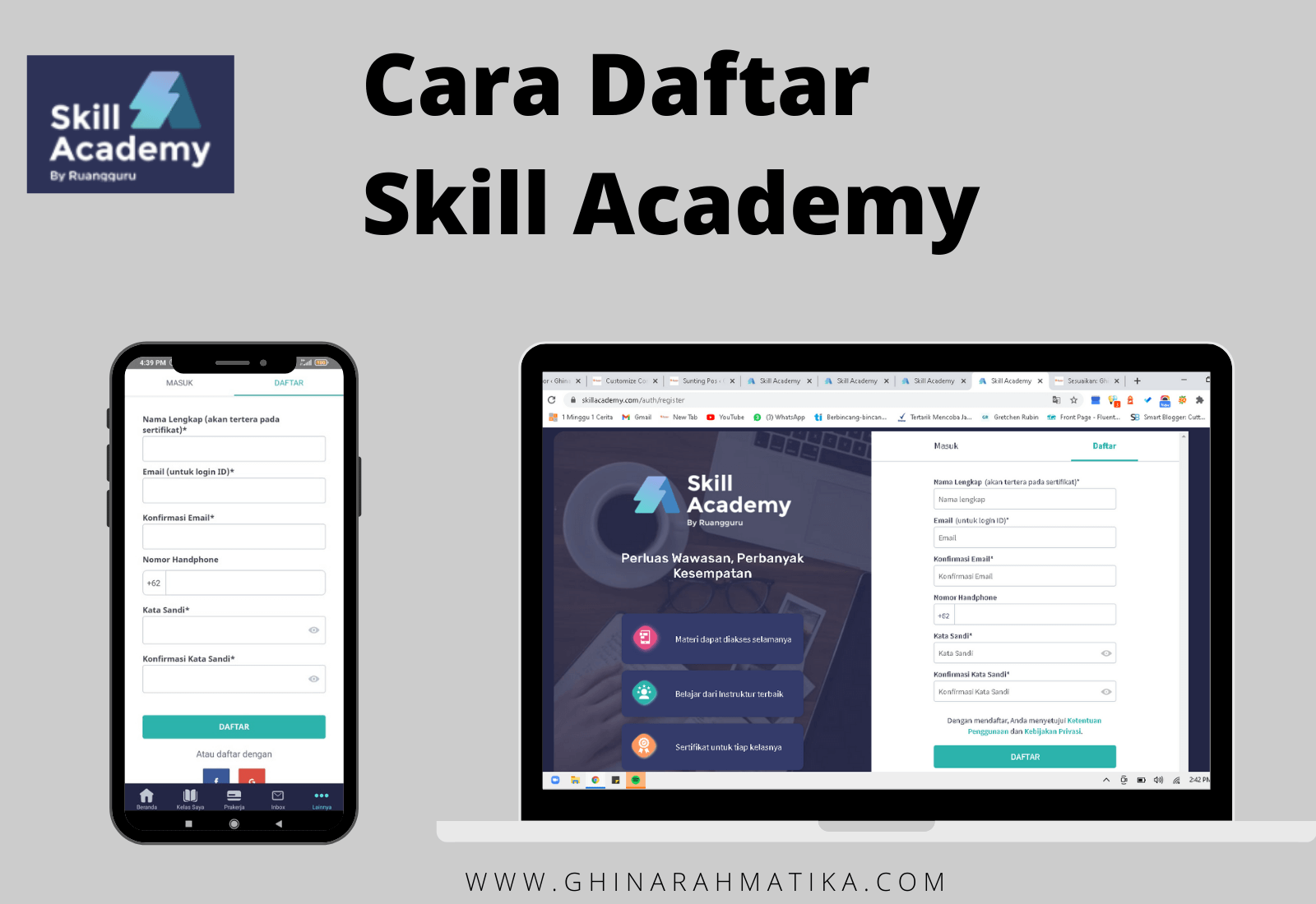 Tingkatkan Skill Dengan Daftar Di Skill Academy